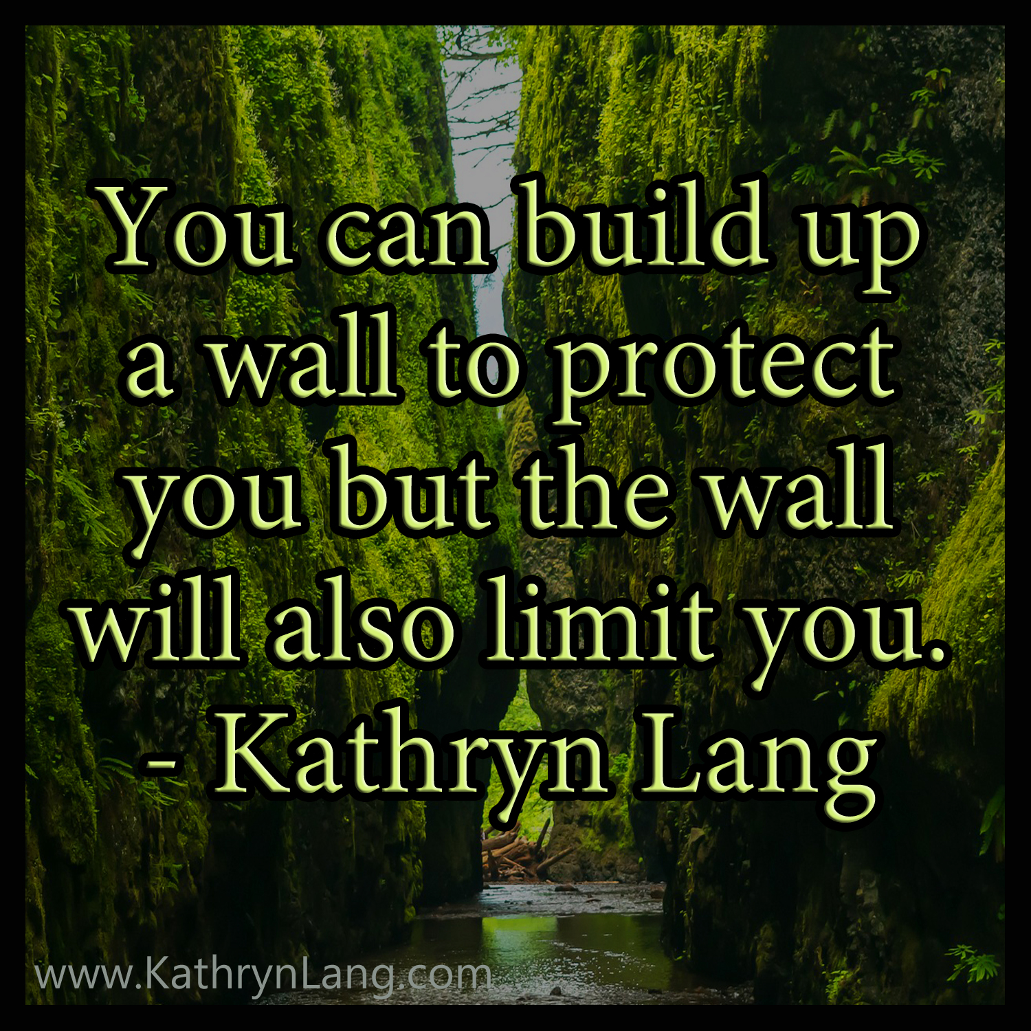 How I Broke Through My Walls