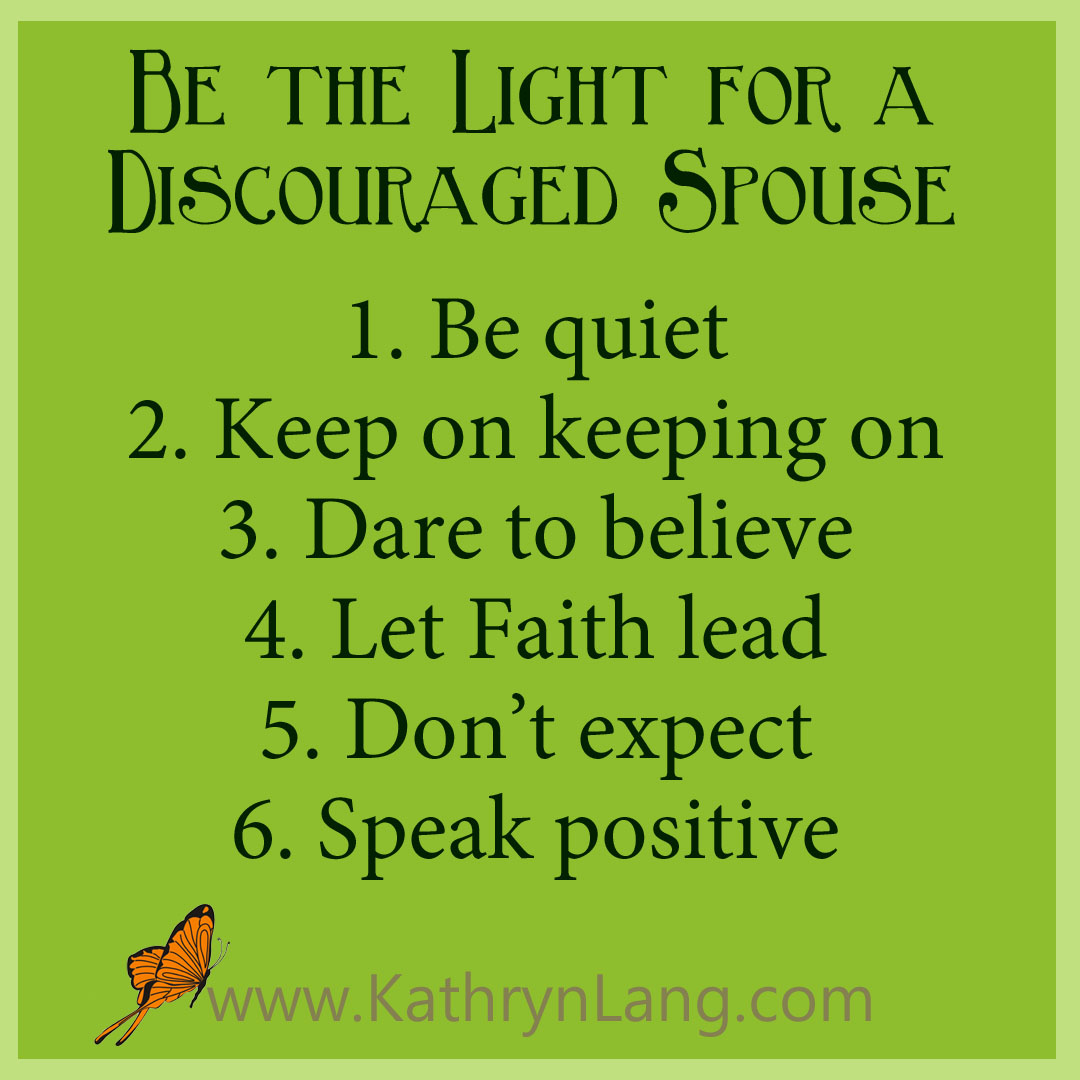 How to Fix a Discouraged Spouse