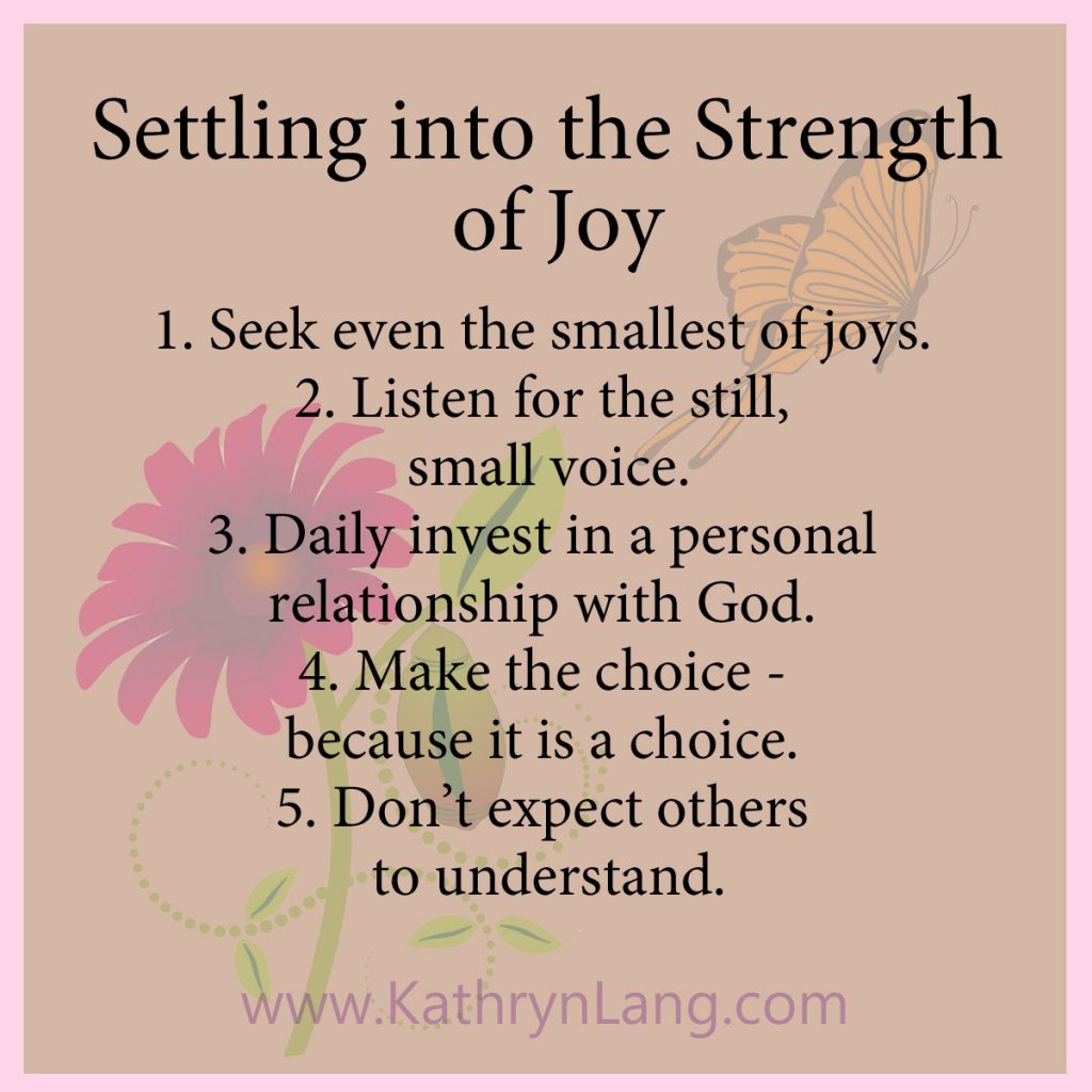 How to Hold Tight to Joy Despite the Attacks of Circumstances
