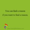 How to Find a Reason by Shifting the Attitude to Possibilities