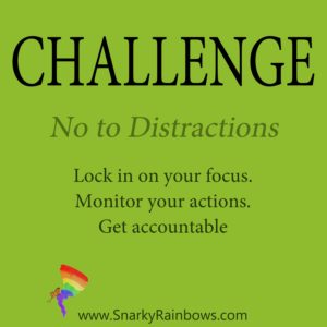 Determined to Stay Focused to Avoid Distractions